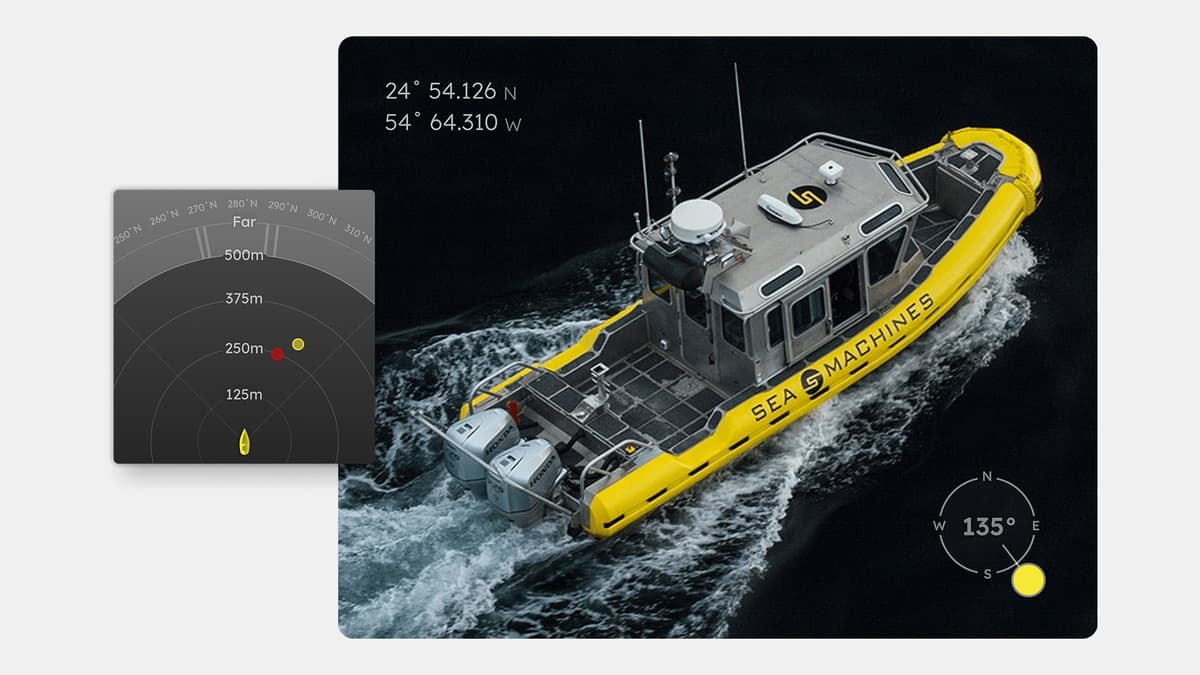 Sea Machines: Interface for AI-Guided Marine Navigation | Delve